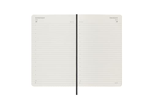 Moleskine Classic 12 Month 2023 Daily Planner, Soft Cover, Large (5" x 8.25"), Black