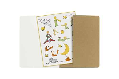 Moleskine Limited Edition Le Petit Prince, Cahier Journal, Plain/Blank & Hard Cover Notebook, Ruled/Lined, Collector's Box, Elephant