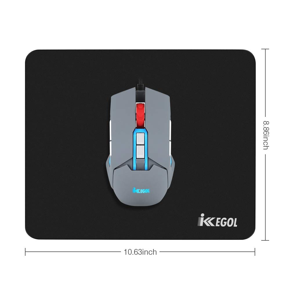 iKKEGOL USB Gaming Mouse with Mouse Pad, 9 Programmable Buttons,with Speaker, Microphone,Temperature and Humidity Display, 16G U Flash Drive RGB Breathing Light Wired Computer Mouse PC Gaming Mice