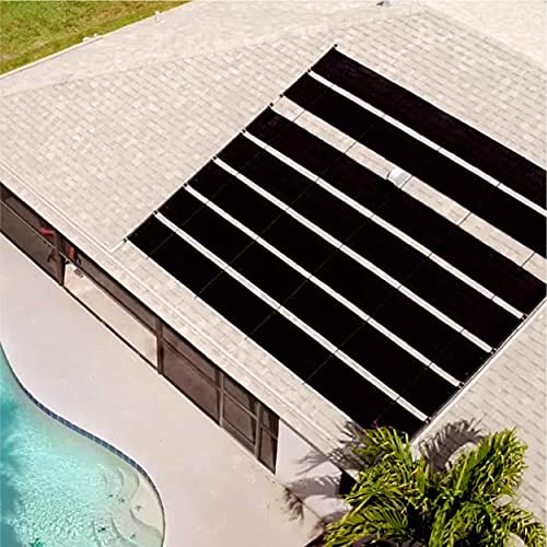 Smart Pool S601 Inground Pool Solar Heating System, Includes Two 2â x 20â Panels (80 sq. ft.) â Made of Durable Polypropylene, Raises Temperature Up to 15°F â S601P, Pack of 1, Black
