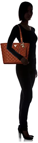 GUESS Noelle Small Elite Tote, Cognac