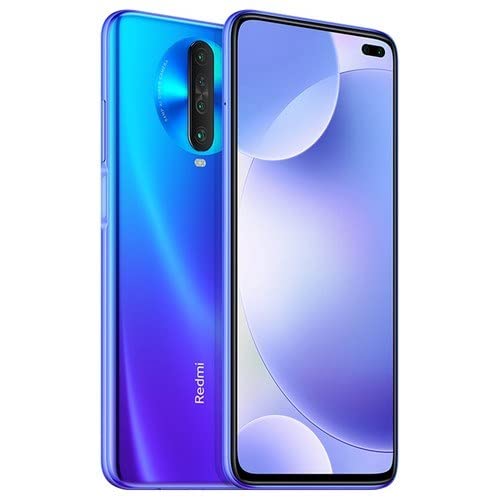 Xiaomi Redmi K30 4G LTE (256GB + 8GB) (NOT Verizon AT&T Cricket Straight Metro Talk) Quad Camera 6.67" + (w/Fast Car Charger) (Blue)