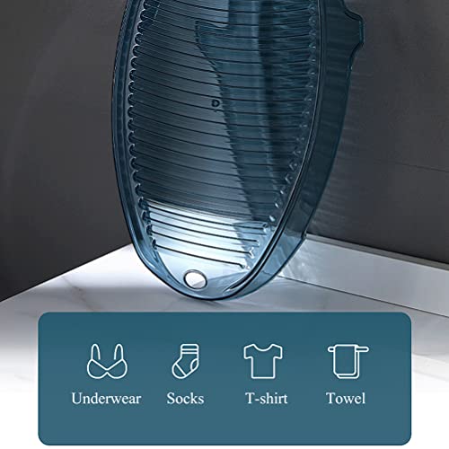Washboard Decor hand portable clothes washing machines washing board household clothes washboard anti-skid tabla washboard mini dryer for clothes (blue) Washboard Tie