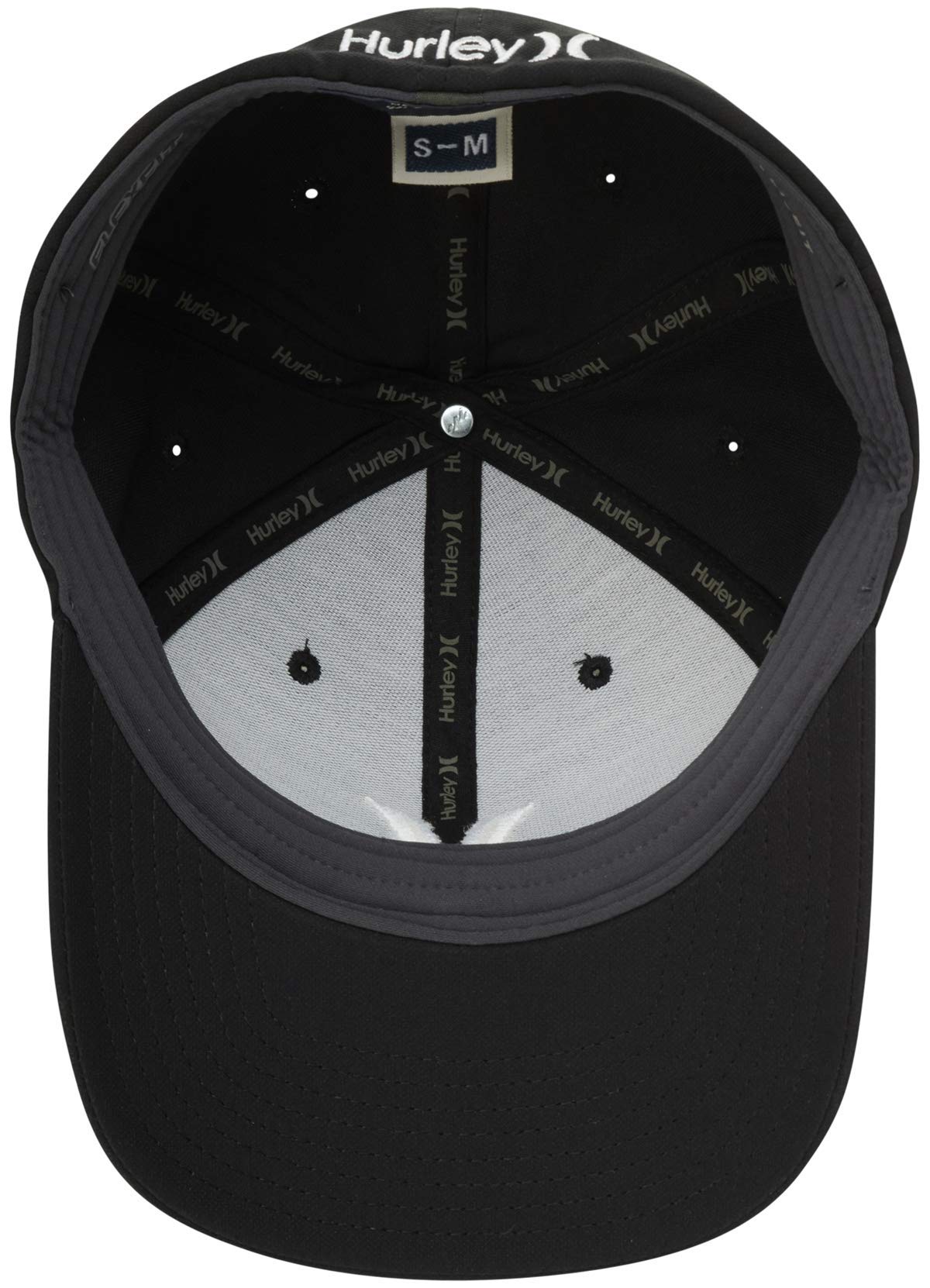 Hurley Men's DRI-FIT ONE&ONLY 2.0, Black/White, Large-X-Large