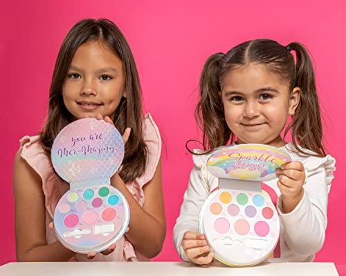 Lip Smacker Sparkle & Shine Eyeshadow Makeup Palette, Mermaid Palette Shimmer | Christmas Make Up Collection | Holiday Present | Gift for Girls