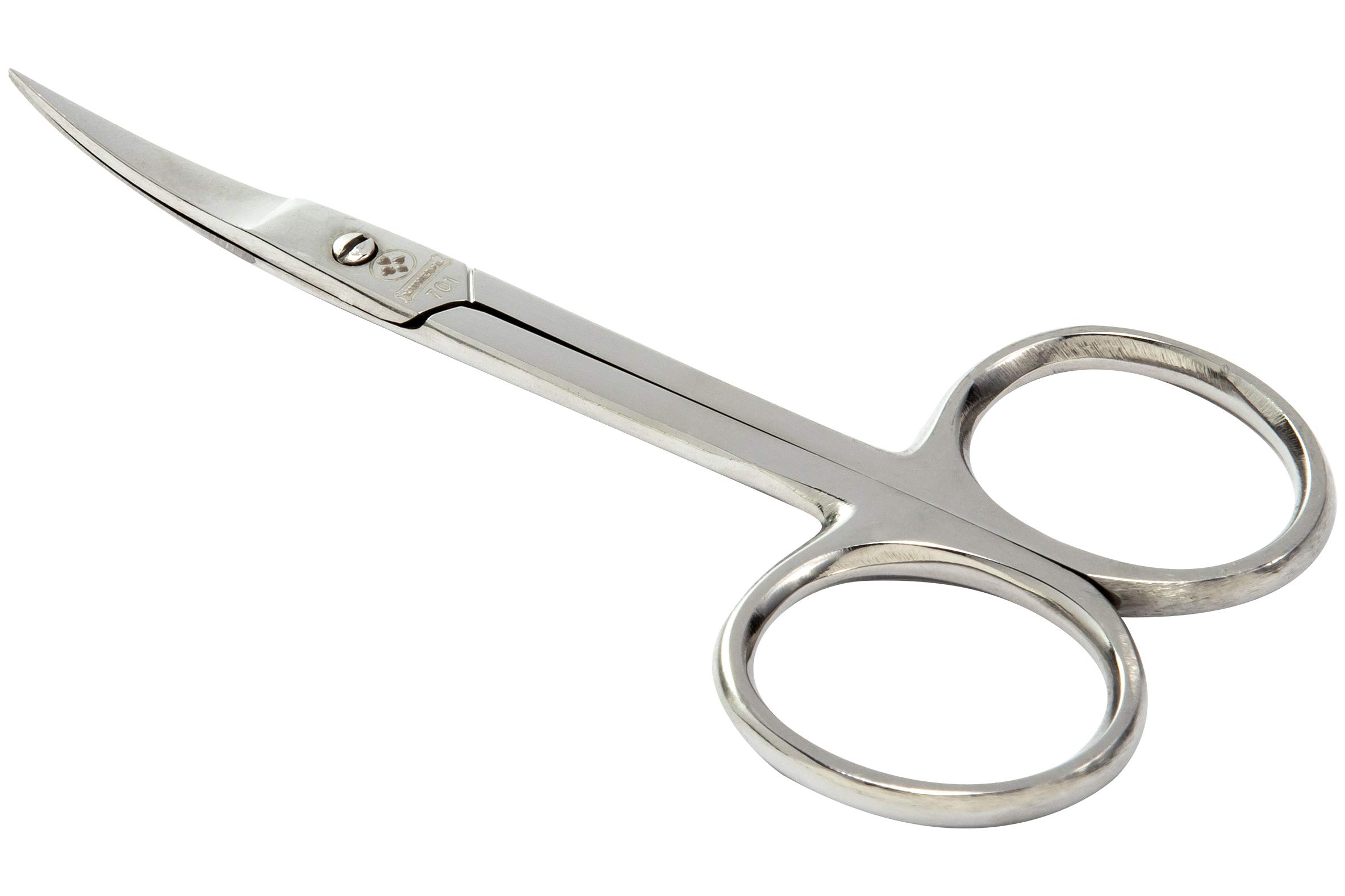 Mundial 701-S Specialty Forged 3 1/2" Curved Embroidery Scissors, Extra Fine Points