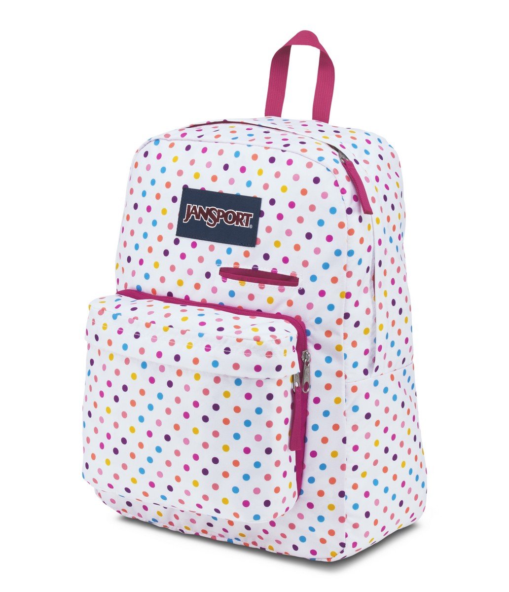 JanSport Digibreak Laptop Backpack- Sale Colors (Spot-O-Rama White)