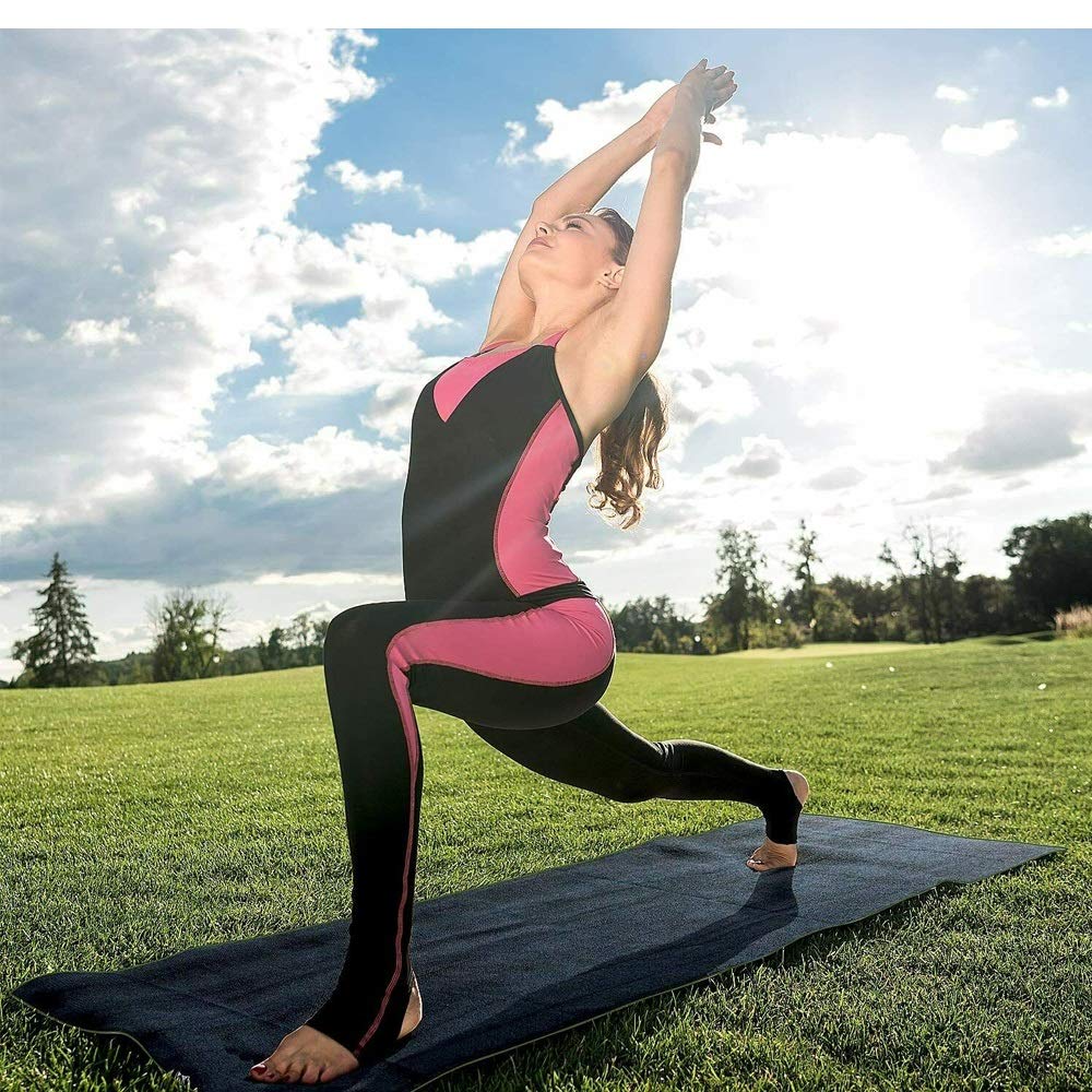 Hype Yoga Mat Towel Non Slip Super Soft Sweat Absorbent Quick Drying Eco Friendly