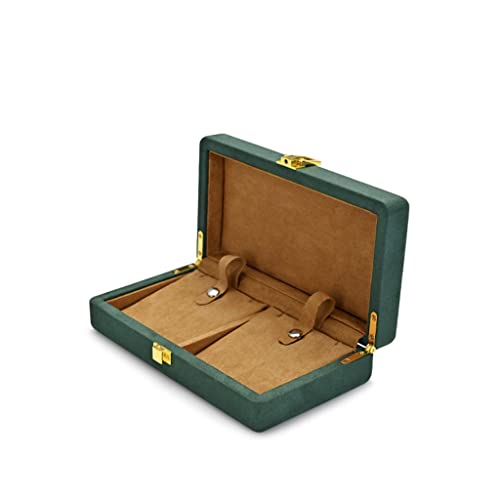 VIBY Green Multi-function Velvet Ring Display Boxwith Microfiber Jewelry Organizer Case for Pendant Bracelet ( Color : E , Size : 20.5*11.5*5.5cm )