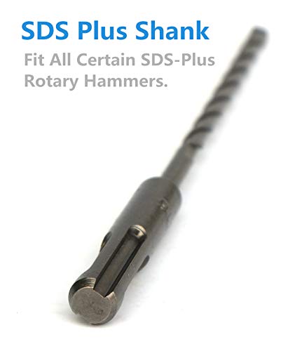 SDS PLUS Hammer Drill Bits 1/4"x6" (1/4"x6")(10 pcs)