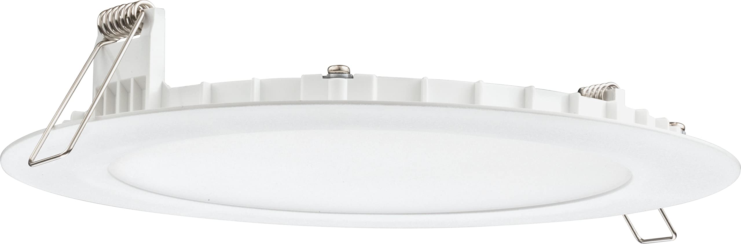 Juno WF6 SWW5 90CRI CP6 MW M2 Round LED Wafer Downlight, 120 Volts, Switchable Color Temperature 2700K/3000K/3500K/4000K/5000K, Triac Dimming, 6-Inch Ultra Thin Trim (Six Pack), Matte White