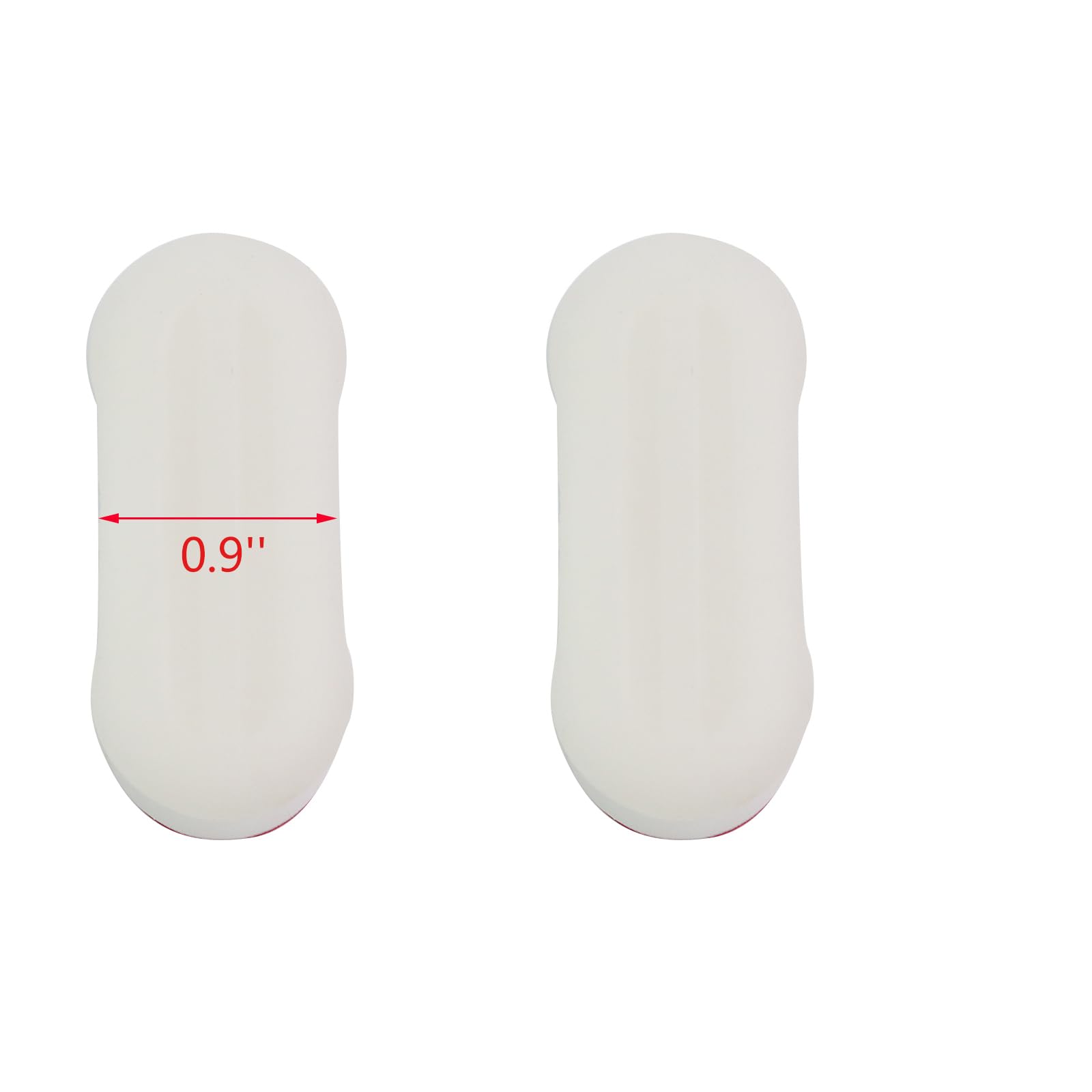 UTALIND 4Pcs Trusted Toilet Seat Bumpers Pads Bumper for Bidet Attachment to Protect Toilet Bowl from Damage, with Strong Adhesive