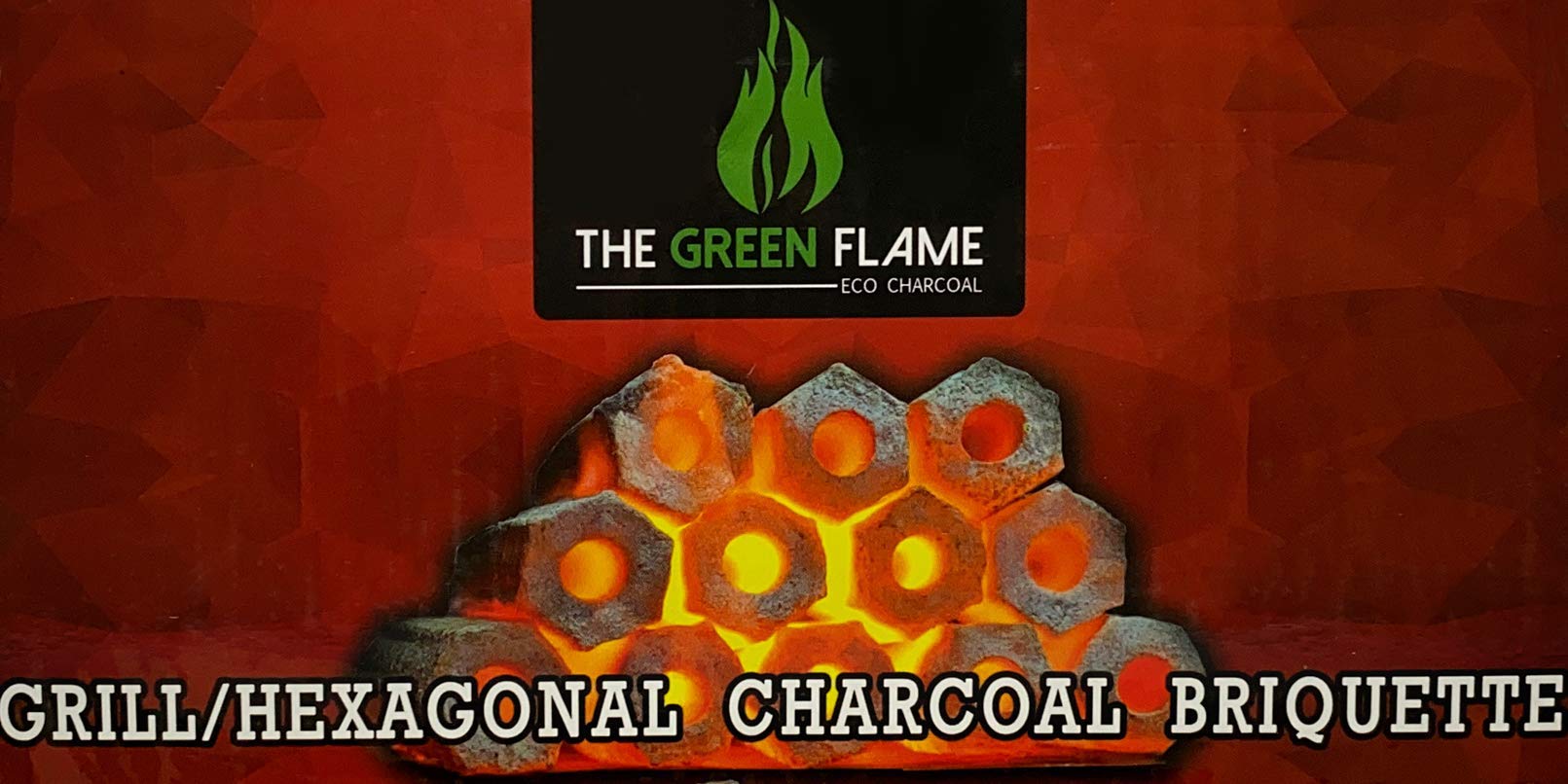 The Green Flame โ Natural The Green Flame Shell Charcoal โ Premium Starter Logs for Smoker Grill, BBQ or Fire Ovens โ Eco Friendly and Sustainable Lump Charcoal