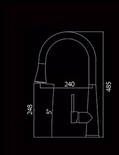 SJQKA-Faucet The kitchen draws the faucet, the water trough faucet, the hot and cold faucet, pulls the faucet