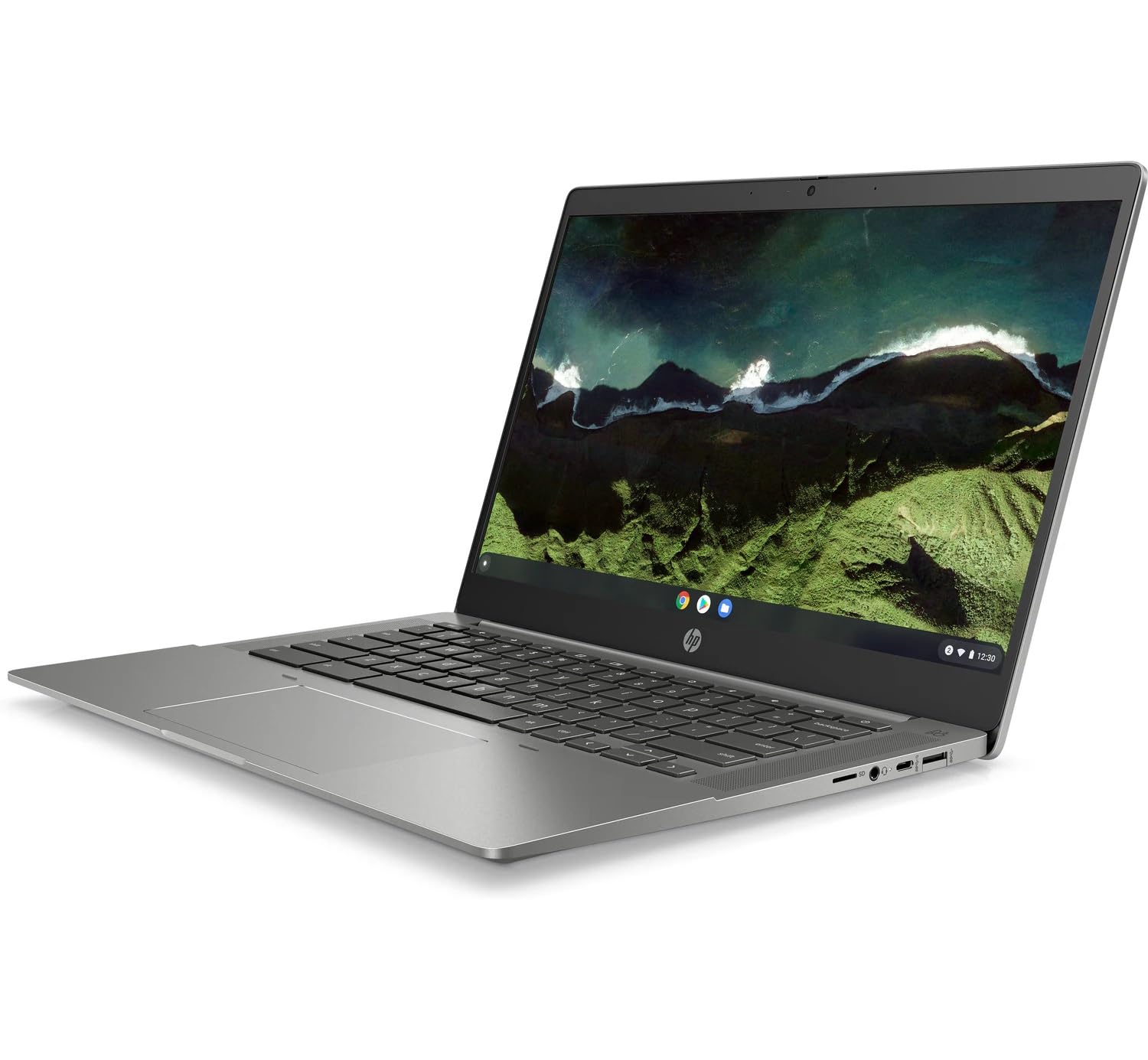 HP Chromebook Laptop 14B-NB0015CL - 14-inch Touchscreen FHD IPS Notebook Intel Core 15-1135G7 11th Gen, 8GB RAM 256GB SSD Backlit Keyboard WiFi Bluetooth HDMI USB, Chrome OS, Mineral Silver (Renewed)