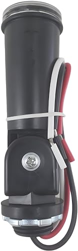 Outdoor Conduit Lighting Control with Photocell and Swivel Mount (Hardwired, Black), Photocell Light Sensor for Outdoor Lighting, Defiant Outdoor Timer, EZ-349A
