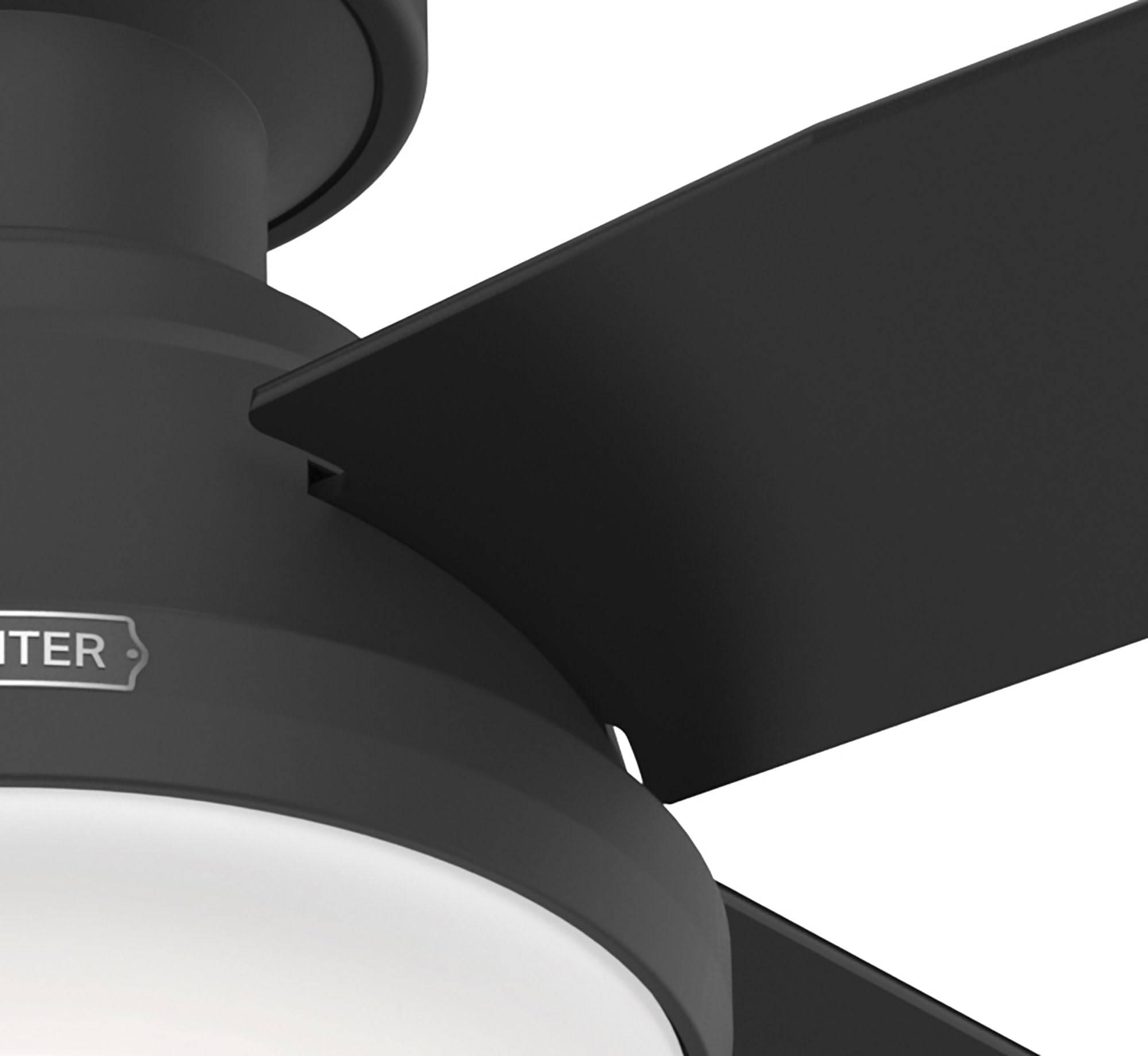 Hunter Fan Company 52390 Dempsey Ceiling Fan, 44 Inches, Matte Black