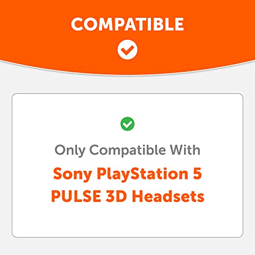 WC Freeze PS5 - Hybrid Fabric Cooling Gel Replacement Earpads for Sony Playstation 5 PS5 Pulse 3D Headphones Made by Wicked Cushions, Improved Durability, Thickness and Sound Isolation | Black Camo