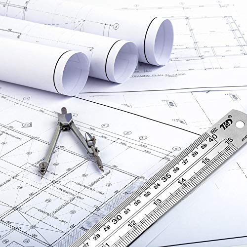 Ruler Metal Straight Edge Ruler Stainless Steel Ruler 6 Inch Ruler Set Rulers Bulk 12 Pack