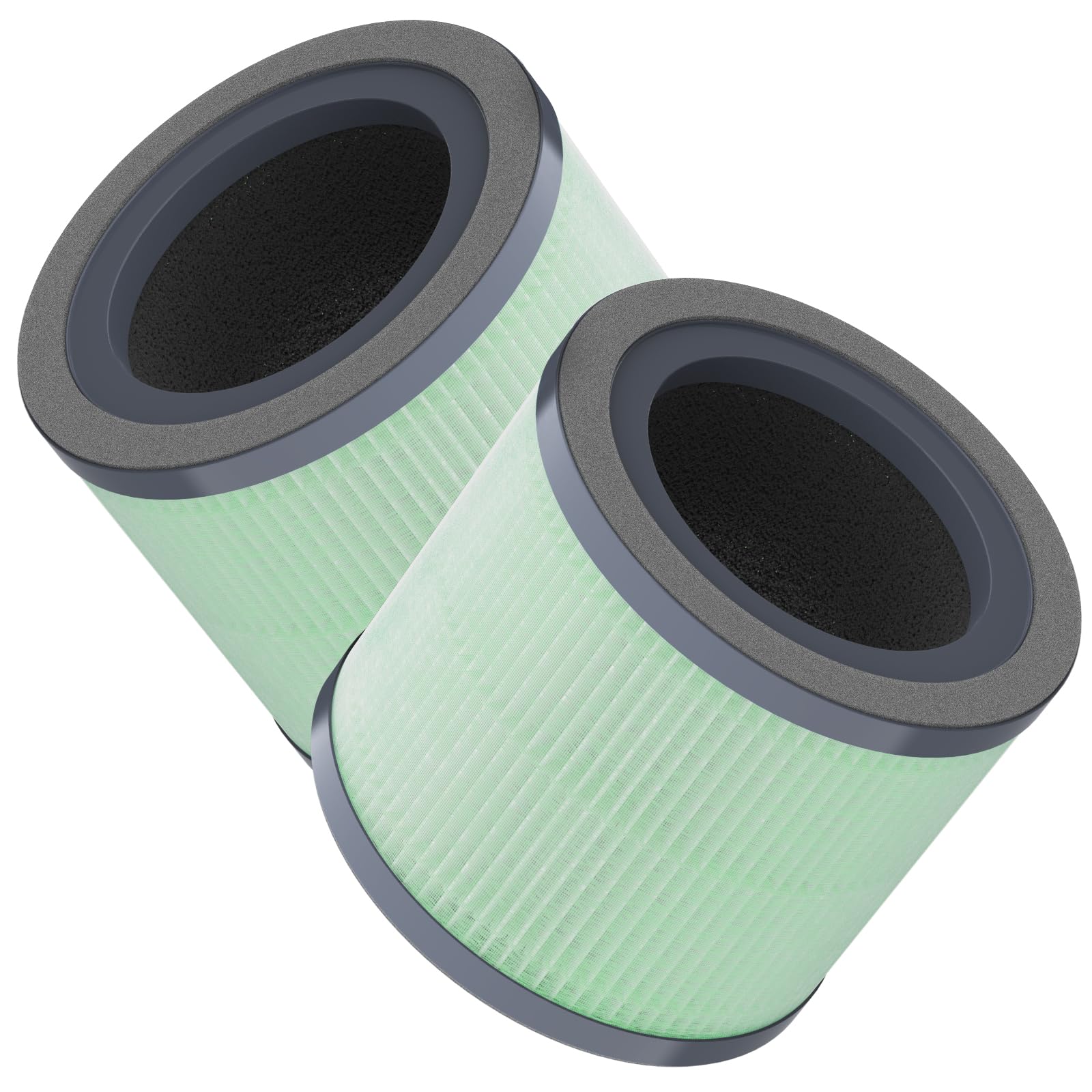 SAKEGDY TR-8080 Replacement Filter Compatible with Dreamegg TR-8080 Air Clean Purifier, Part No# RF001, 4-IN-1 Filtration with True HEPA Filter, 2 Pack