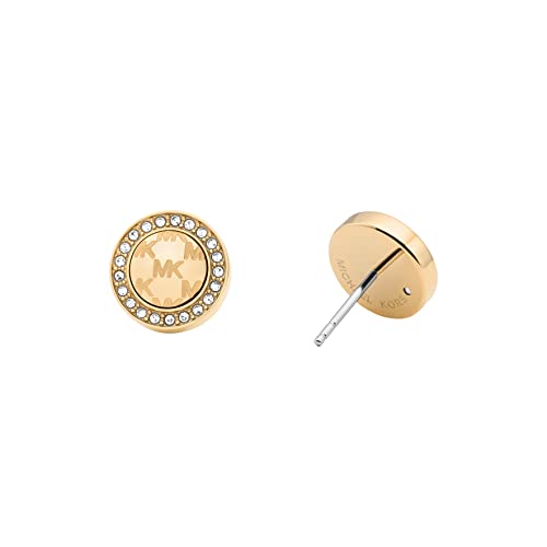 Michael Kors Fashion Gold-Tone Stainless Steel Stud Earrings (Model: MKJ7842710)