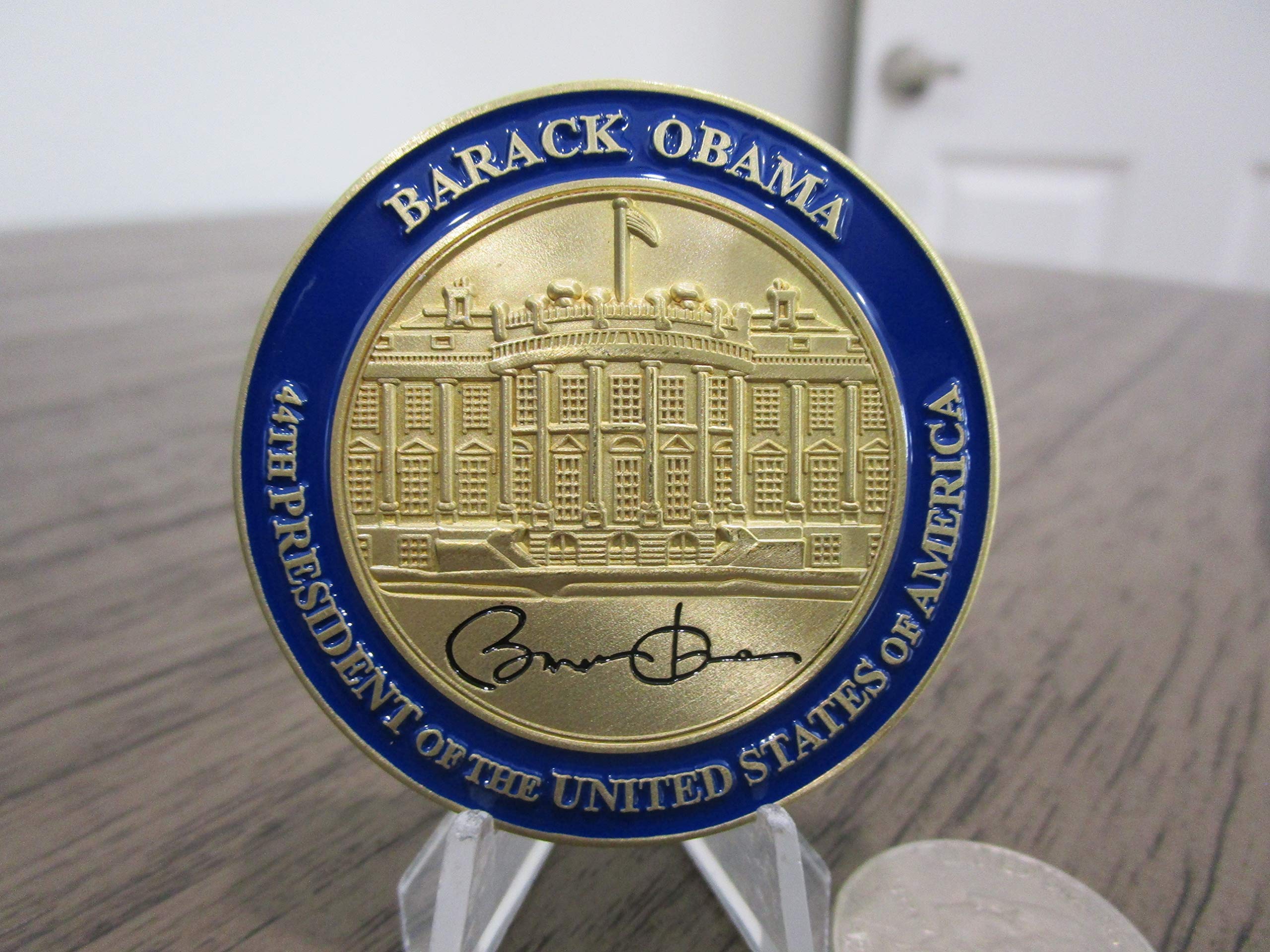 Set of 2 Barack Obama 44th President of The United States Challenge Coins