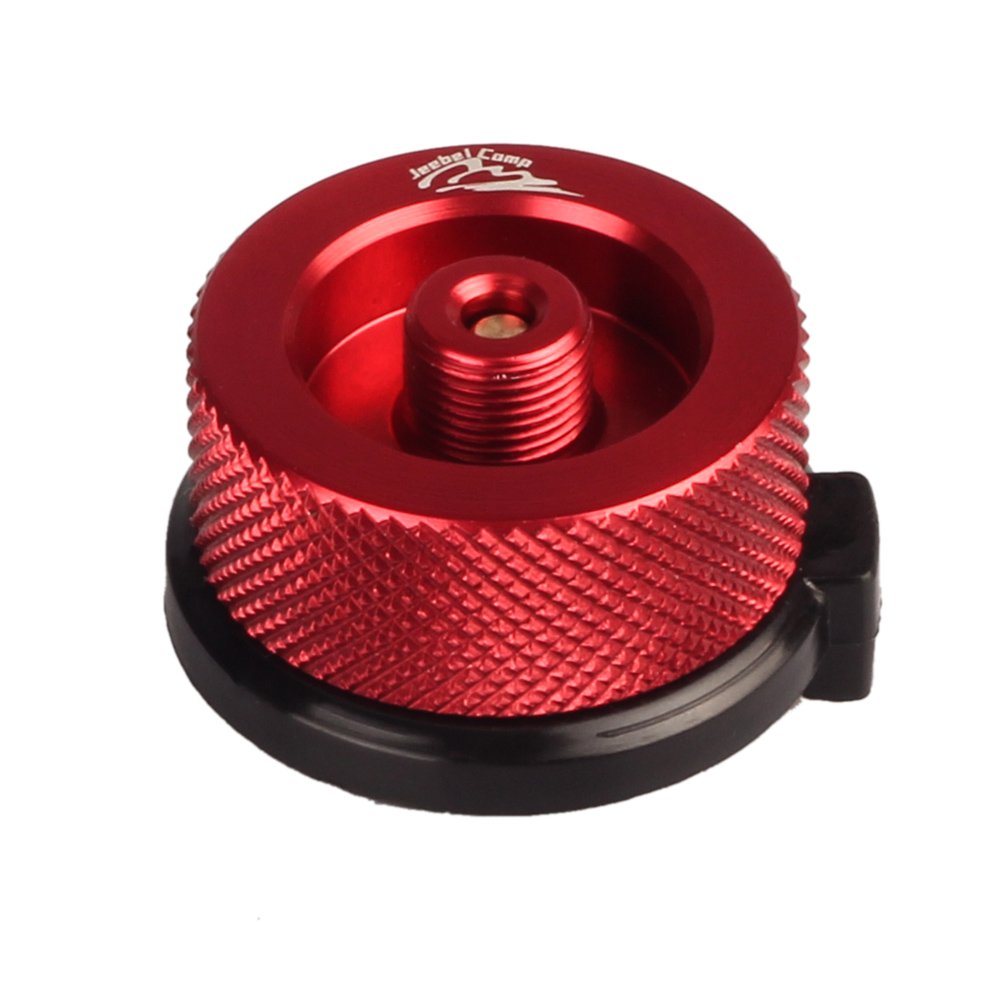 Jeebel Camp Gas Converter,for Butane Canister to Screw Gas Cartridge/Lindal Type Valve Adapter