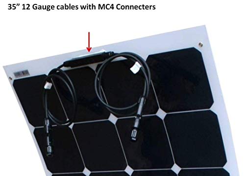 Solar Cynergy 120watt 12volt Monocrystalline Flexible-Bendable Solar Panel