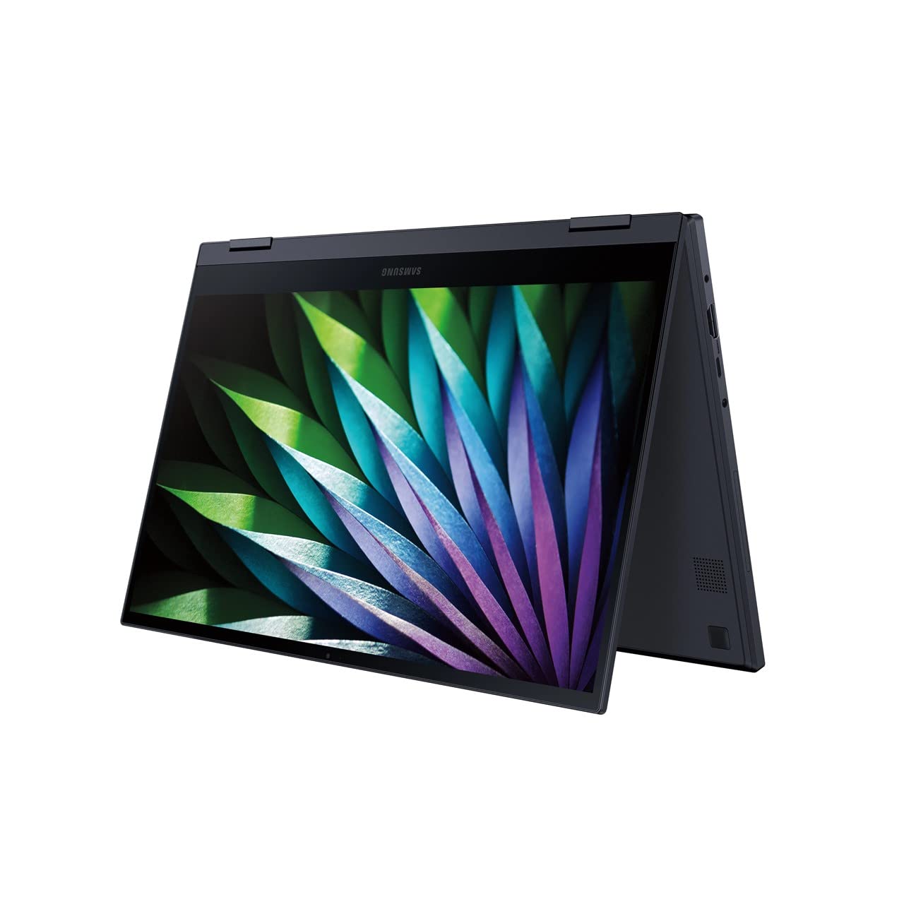 SAMSUNG Galaxy Book FLEX2 Alpha 13.3" QLED Touch-Screen Laptop Ultra-Slim 2-in-1 - Intel CORE I7-1165G7. Intel Iris Xe Graphics. Mystic Black. Windows 11. Wi-Fi 6E. HDMI. USB-C. (16GB RAM, 512GB)