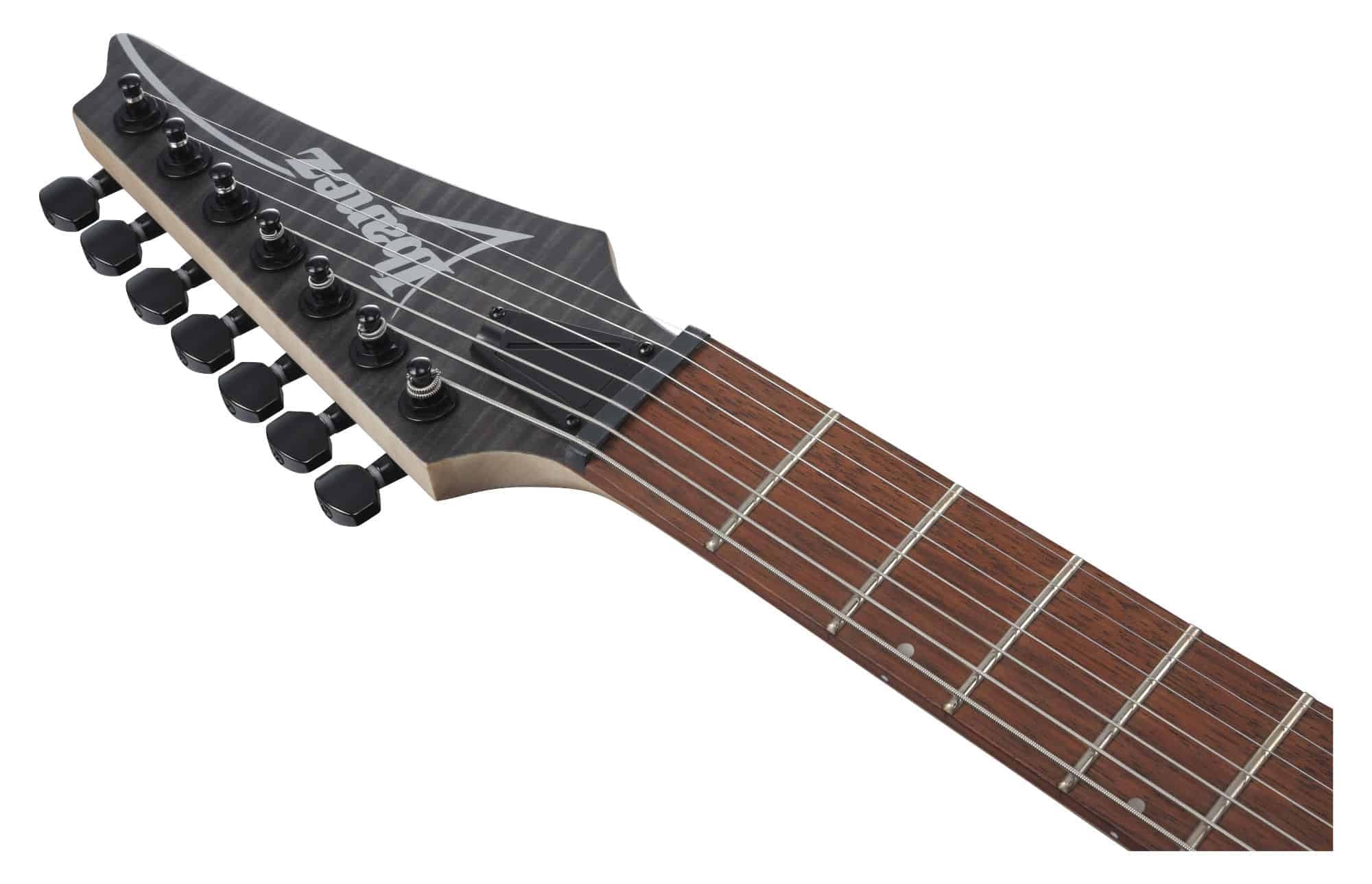 Ibanez RGA742FM RGA Standard 7-String Electric Guitar, Transparent Gray Flat