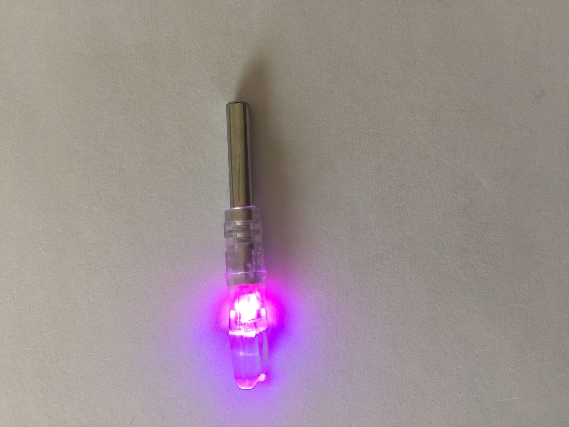 JIEXI HWYP Automatically Lighted Led Nocks for Inner Diameter 6.3 mm Compound Bow Arrows GT Size Pack of 6 (Purple)