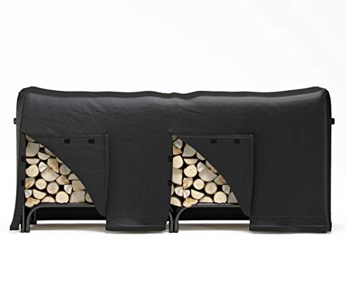 Regal Flame 8 Foot Black Water Resistant Firewood Log Rack Cover
