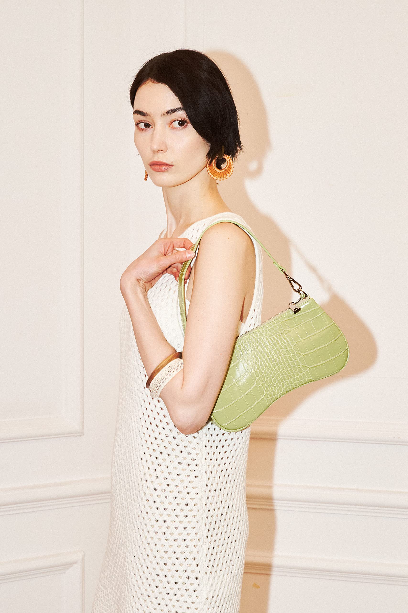JW PEI Women's Eva Shoulder Handbag (Light Green)