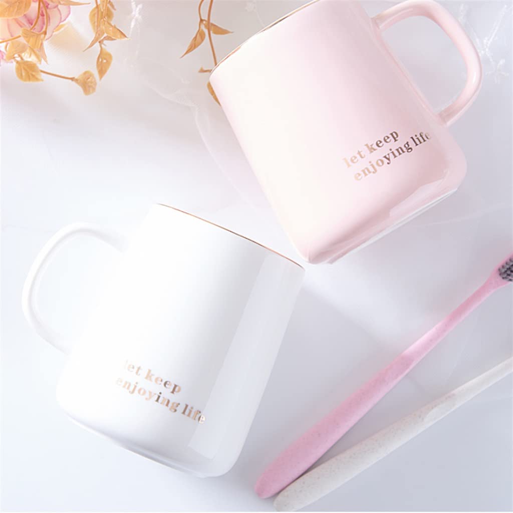 UXZDX Toothbrush Cup Couple Mouthwash Cup Ceramic Pair Home Brushing Cup Wash Cup Set Tooth Cylinder Cup