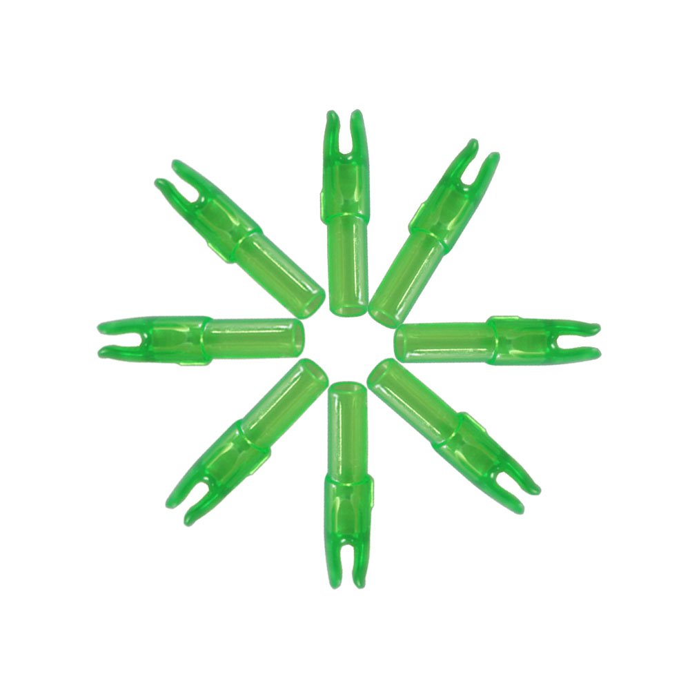 JIEXI HWYP Plastic Internal Arrow Nocks for Shaft ID 6.2mm Archery Carbon Arrow Pack of 50