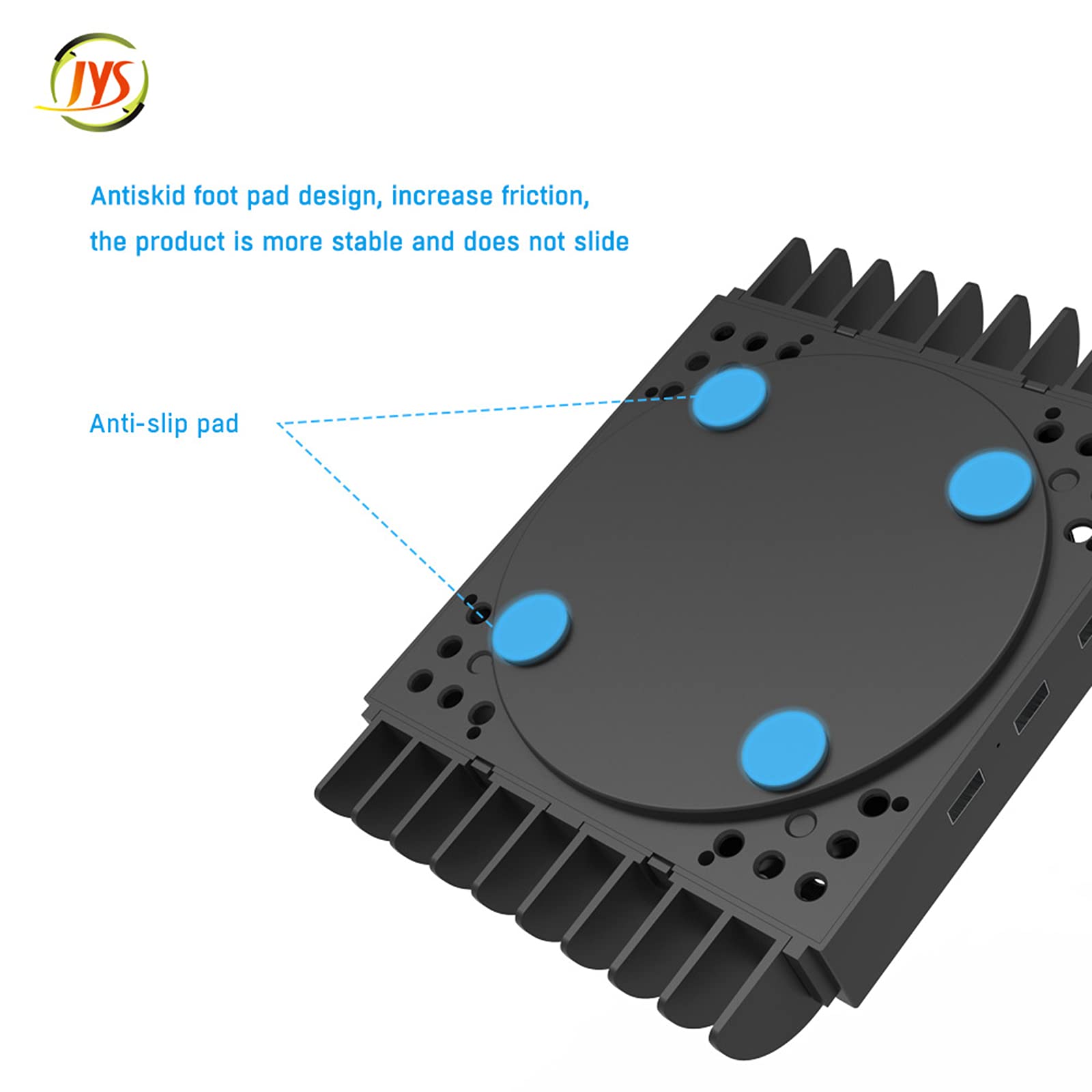 JYS-X133 Xbox Series X Cooling Fan Stand With Game Disc Storage Rack For Xbox Series X Console Cooler Base(Does not include console game disc)