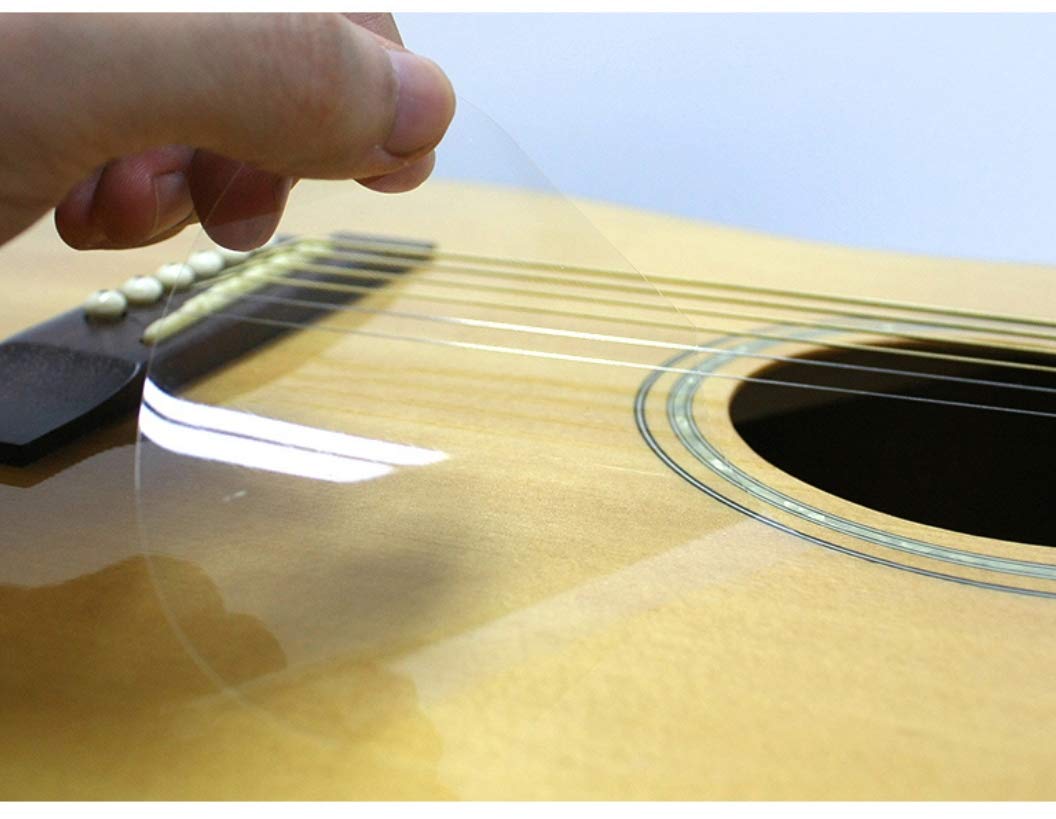 Healing shield Premium Acoustic Guitar Pickguard Pick Guard, Clear Glossy, Style Type, Modern