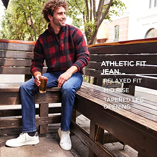 Wrangler Authentics Men's Athletic Fit Stretch Jean, Henry, 34W x 32L