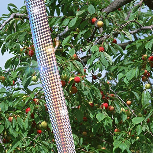 Reflective Scare Tape, 1.9β by 350ft Double Sided Tape to Keep Away Birds, Pigeons, Crows, Woodpecker, and More