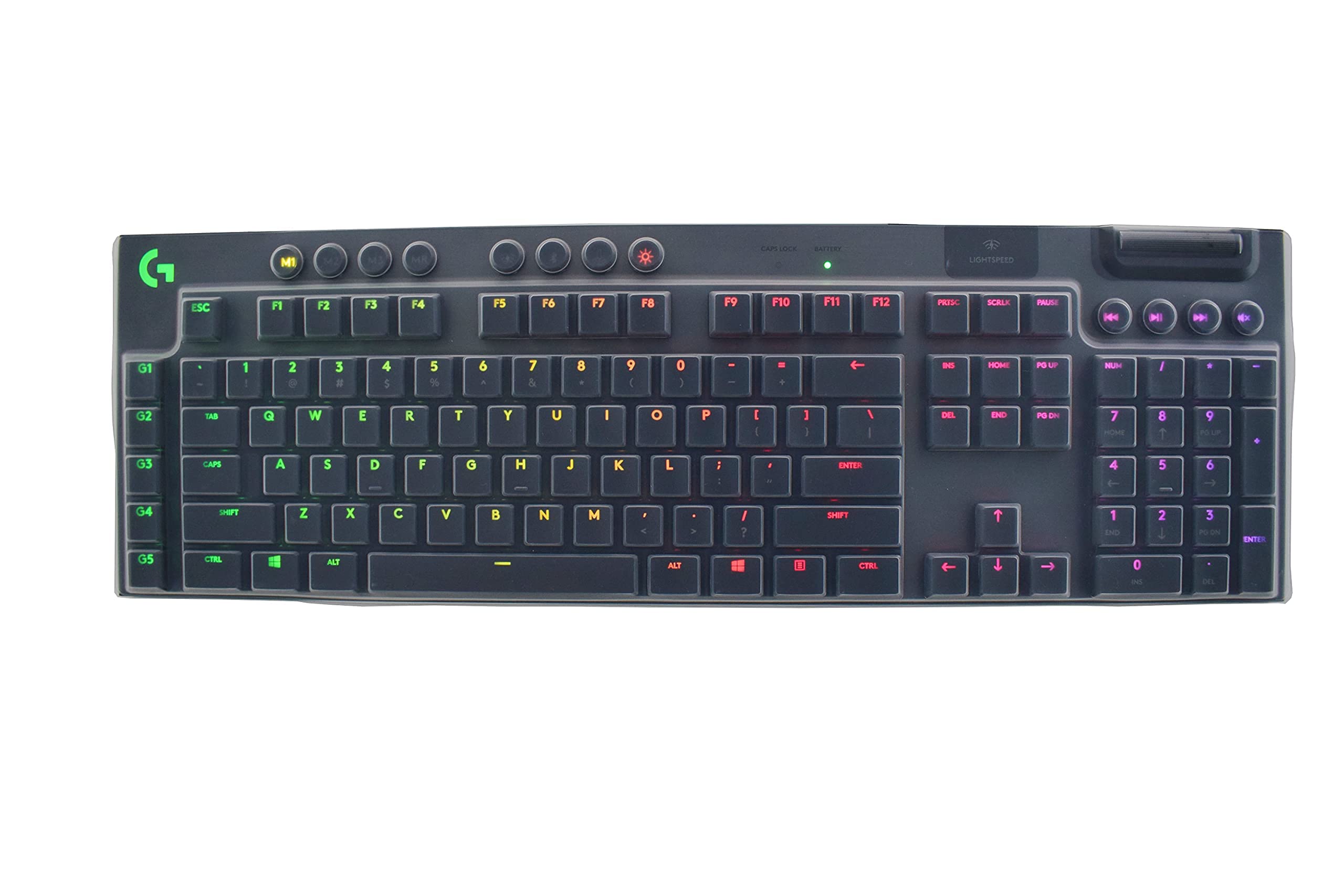 Keyboard Cover for Logitech G915 G815 Mechanical Gaming Keyboard, Ultra Thin Logitech G915 G815 Keyboard Skin - Clear