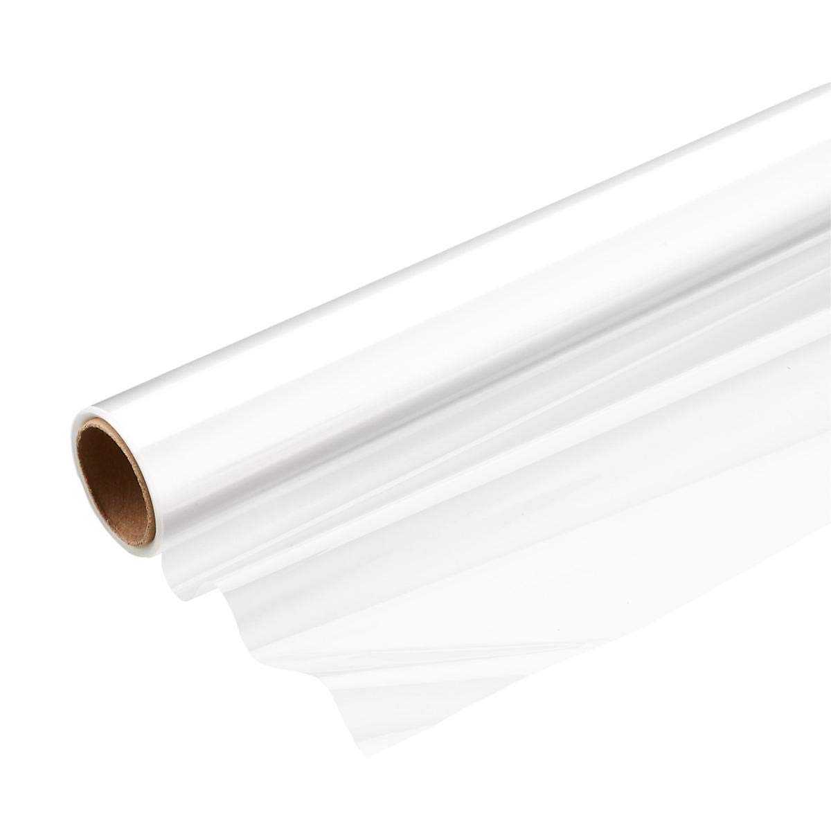 Hammont Clear Cellophane Wrap Rolls - Thick Crystal Clear Rolls Perfect for Parties and Celebrations - Clear Heavy Duty Wrapping | 24" (100 ft)