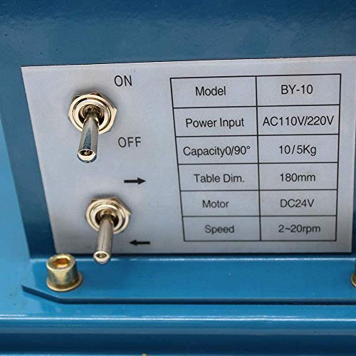 Rotary Welding Positioner 110V 2.5" Worktable Welder Positioner Turntable Machine Speed High Accuracy Welding Positioner For Annular Weld