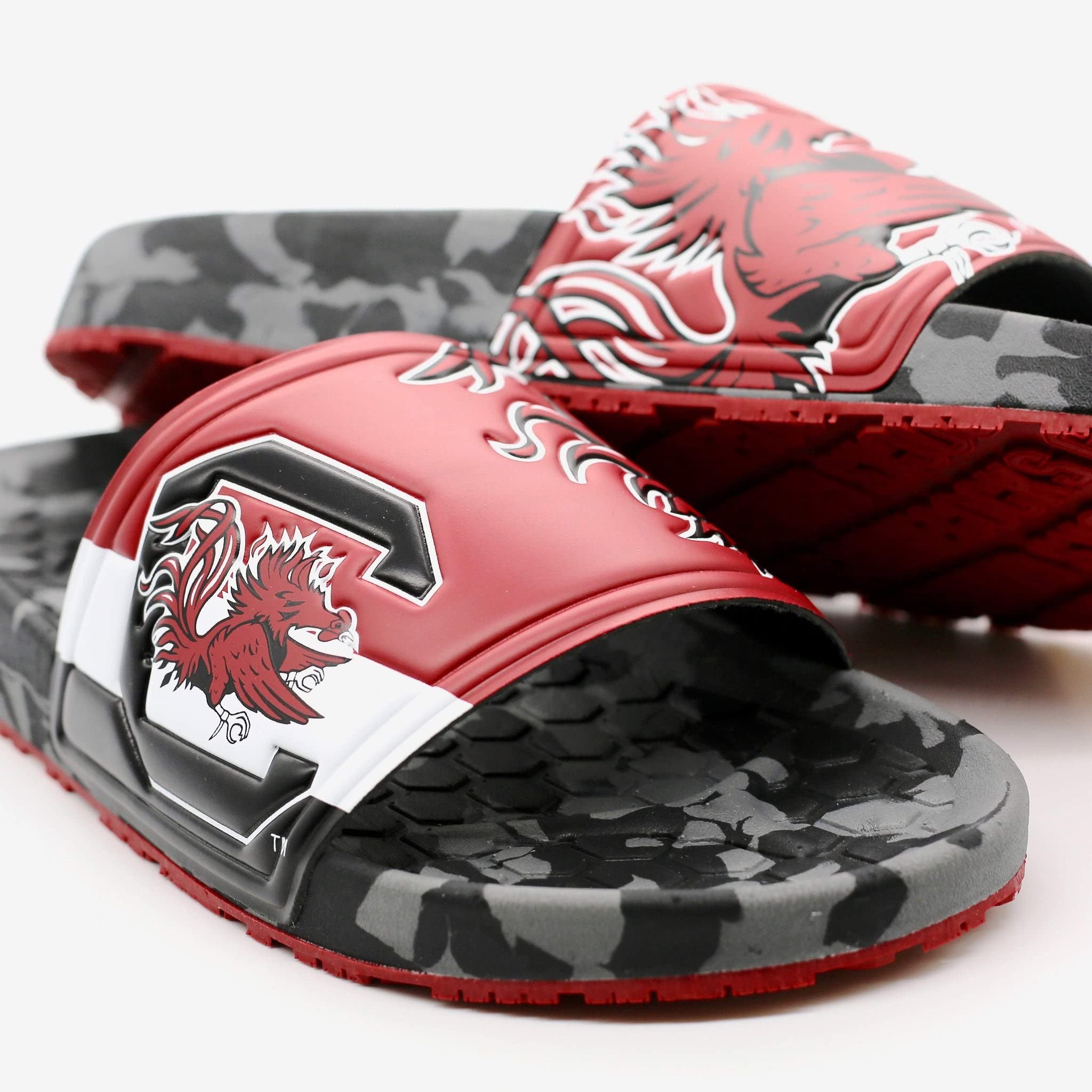 Hype Co University of South Carolina SC Gamecocks Slydr Sports Slide Sandal