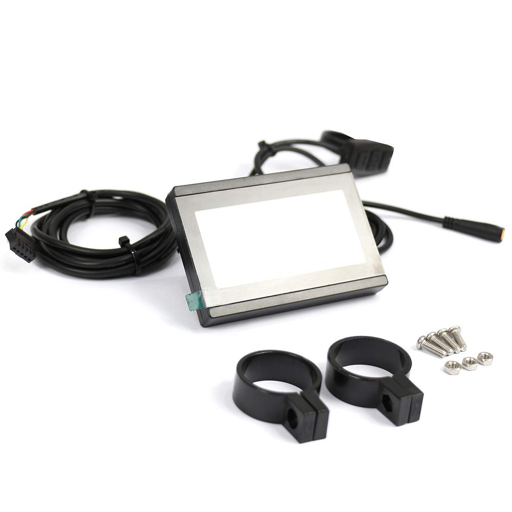 HOTEBIKE LCD Display for Electric Bike, 36V 24V 48V Rainproof Intelligent LCD Control Panel for Electric Bicycle Ebike Scooter