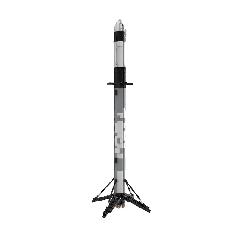 Sayotoo Space Launch System Ultimate Falcon 9 Rocket Building Kit, 860 Pieces Launch Vehicle Falcon 9 Building Set, Falcon 9 Model Building Blocks Toys, Education Outer Space Rocket for Kids Adults
