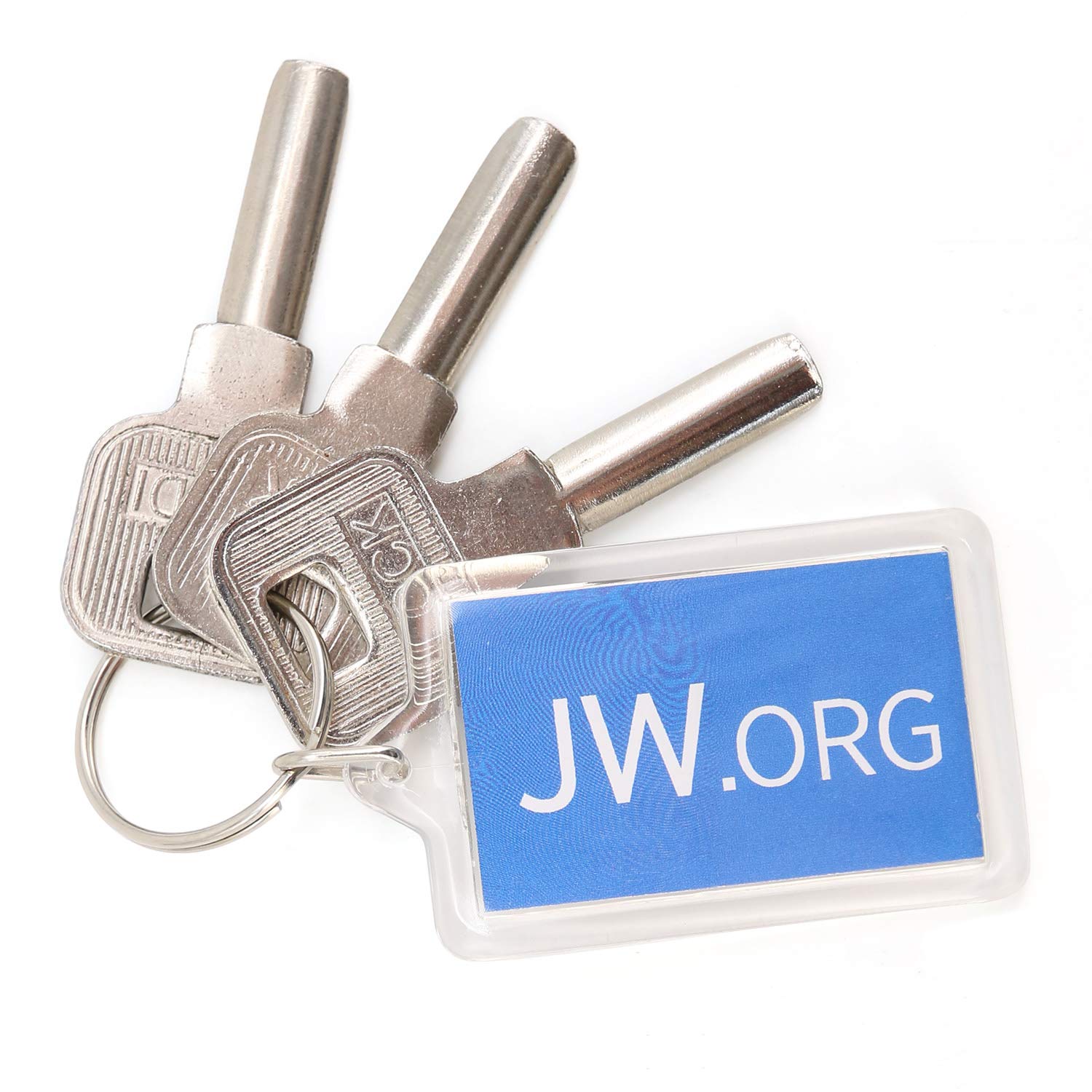 Rectangle Jw.org No Blood Double Sided Key Chain for Jehovah's Witnesses-20 Pieces Pack