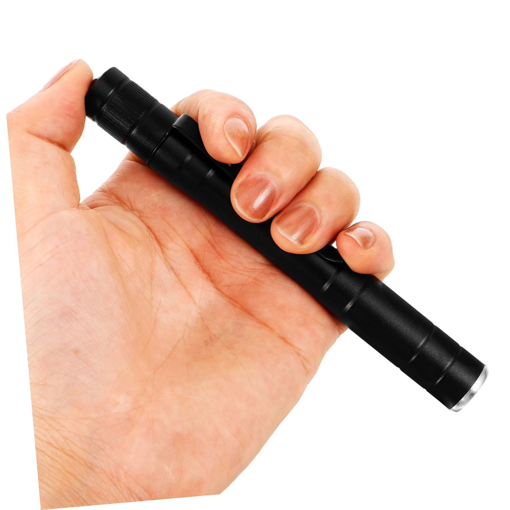 ULTECHNOVO Medical Pen Light Pen with Light Doctor Pen for Diagnose Nursing Light Black Aluminum Alloy