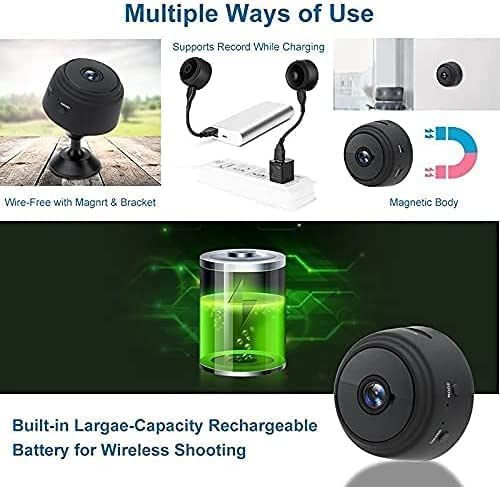 Shaopao Indoor Camera Security Wireless WiFi Cmaera HD1080P Portable Surveillance Outdoor Camera Security Application Remote View, Motion Detection