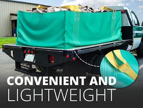 Skywin Dumpster Bag - Foldable and Reusable Construction Bags for Waste, Multiple Times Use During Renovations Tear Resistant and Can Hold Up to 3,500 lbs,pack of (1)