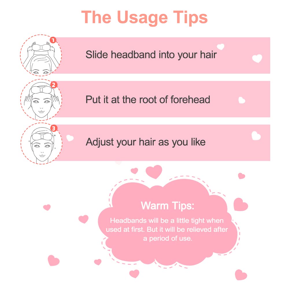 IKOCO Makeup Headband, 4Pcs Spa Headband for Washing Face, Soft Bow Skincare Headbands for Women Girls